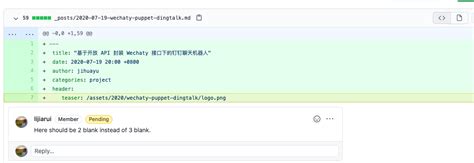 Add Teaser For The Blog With The Wrong Format Issue 351 Wechaty