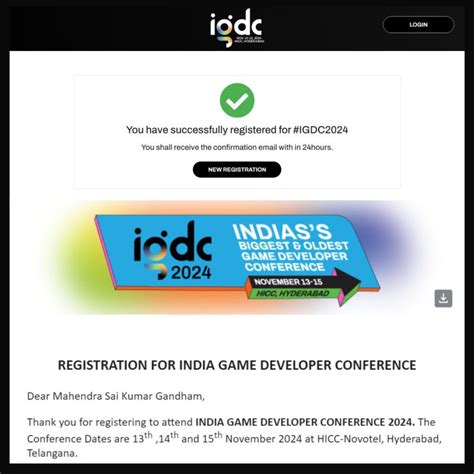 India Game Developer Conference ️ Mahendra Gandham