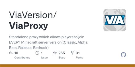 Releases ViaVersion ViaProxy GitHub