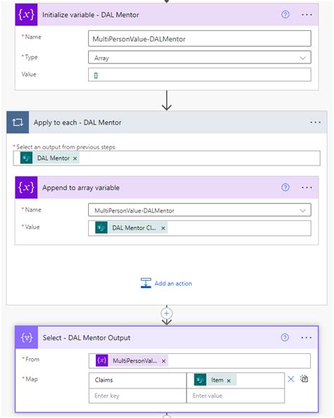 Solved Help With Multi Person Value Array Power Platform Community