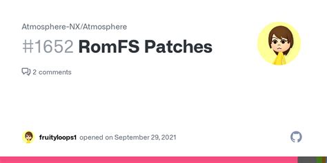 RomFS Patches Issue 1652 Atmosphere NX Atmosphere GitHub