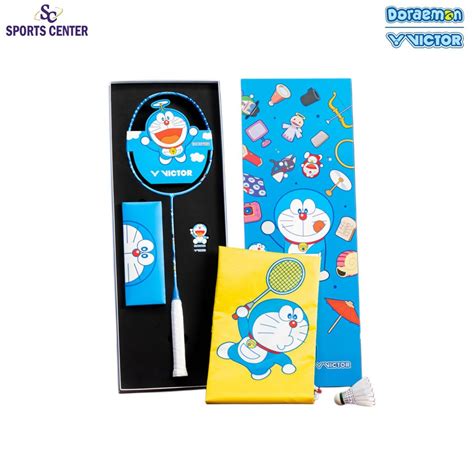 Jual New Special Edition Box Set Raket Badminton Victor Doraemon Drivex Drm Dx Drm Gb Shopee