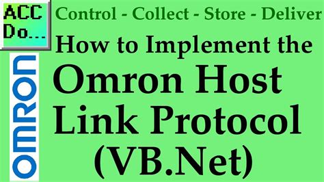 implementing the omron host link protocol vb