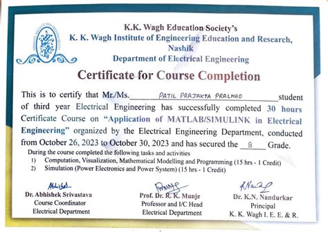 Prajakta Patil On Linkedin Electricalengineering Matlab Simulink