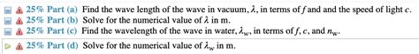 Solved Problem An Electromagnetic Wave With Frequency F Chegg