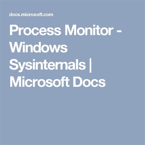 Sysinternals Process Monitor Find Cpu Hogs Ponjnr