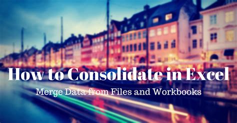 How To Merge Two Spreadsheets In Excel Consolidate 2024