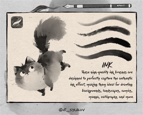 Free 30 Ink Brushes For Procreate Alcohol Markers Paper Textures