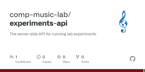 GitHub Comp Music Lab Experiments Api The Server Side API For Running Lab Experiments