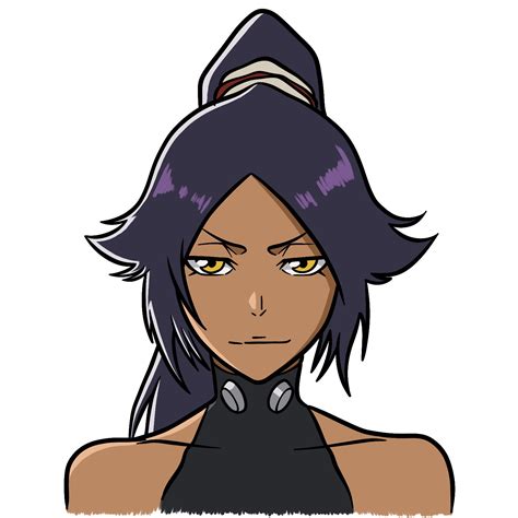 How To Draw Yoruichis Face Detailed Bleach Art Guide