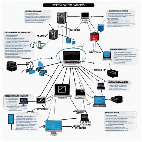 Simple System Hacking Diagram Stable Diffusion Online