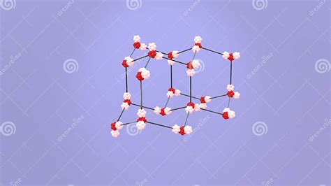 Model Crystal Ice Lattice 3d Illustration Stock Illustration Illustration Of Symmetry Lattice