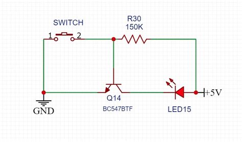 Simple Transistor Project Not Gate