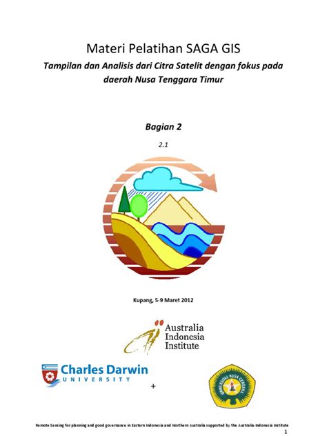 Saga Gis Tutorial Indo 2 Pdf