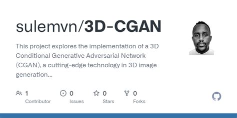 Github Sulemvn 3d Cgan This Project Explores The Implementation Of A 3d Conditional