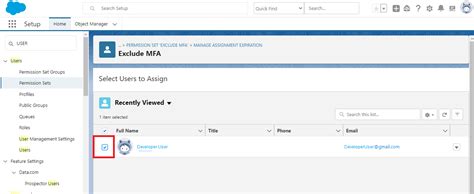 Exception To Sf User For Excluding Them Through Mfa Authentication In