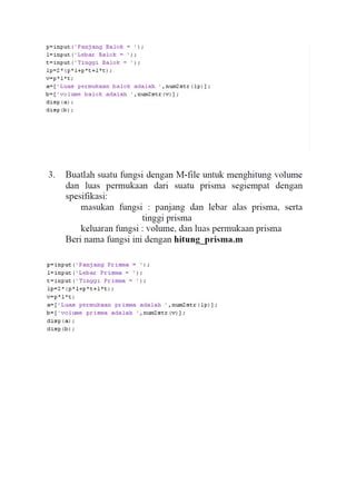 Tugas MATLAB PDF