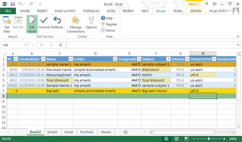 Excel Add In For Salesforce Marketing Cloud Connection Integration Import And Bulk Edit Live Data