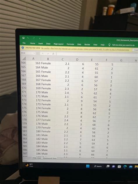 please use the chapter 3 homework data file for this