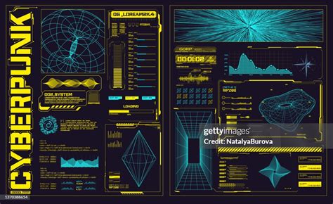 Futuristic Hologram Ui Science Hud Interfaces Graph Interface Frames And Tech Regulators Design