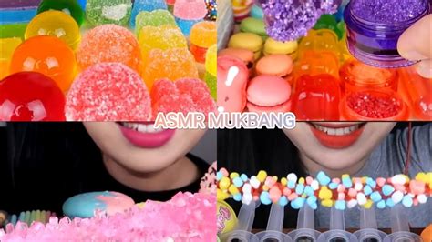 Asmr Rainbow Jello Shooter Honeycomb Pop It Frozen Nik L Nip Kohakuto Most Popular Dessert