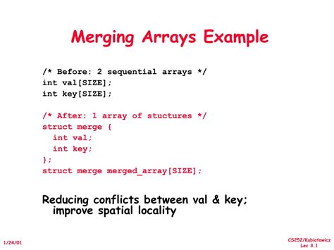 Ppt Merging Arrays Example Powerpoint Presentation Free Download
