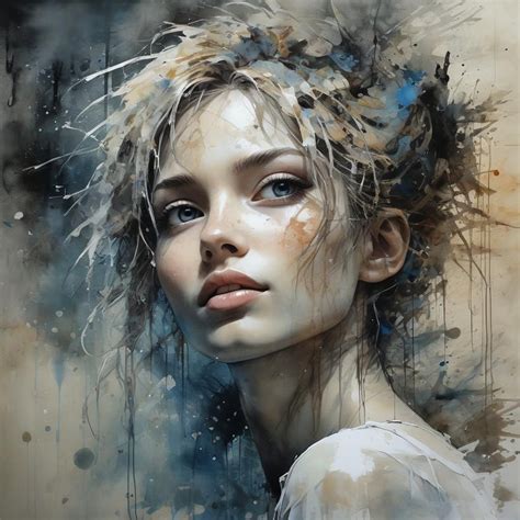 Watercolor And Ink Ai Generated Artwork Nightcafe Creator