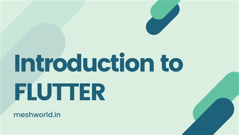 Flutter Introduction Meshworld