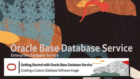 Oracle Base Database Service Basedb Create Custom Database Software