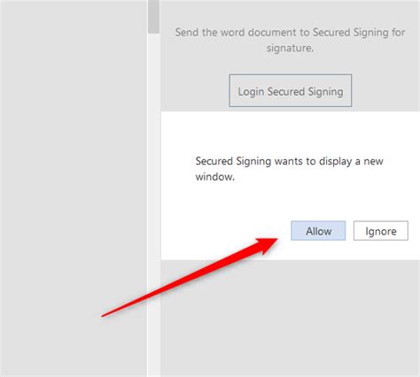 Microsoft Word How To Use Secured Signing Word Plugin Secured Signing