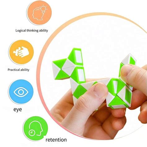 Magic Rule Puzzle Teaching Toys Mini Magic Cube Folding 24 Sections Of