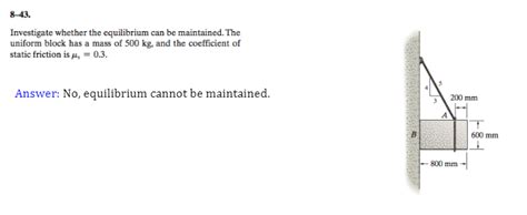 Solved Investigate Whether The Equilibrium Can Be