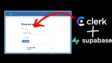 Power Your Next App With Clerk Supabase Youtube