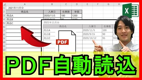 ExcelVBA実践PDFファイルを自動で読み込むシステム普通には読み込めないPDFファイルも を利用することで自動読込解説