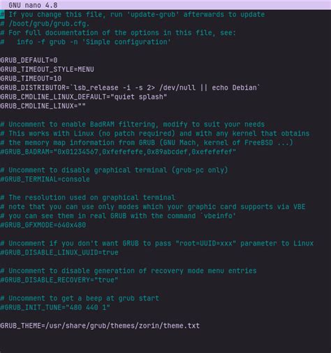 Grub Isnt Showing On Boot General Help Zorin Forum