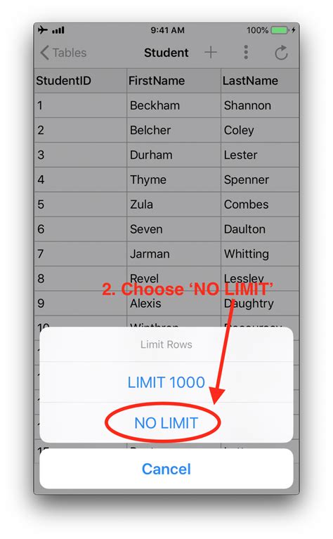[ios] 1000 record max · issue 40 · sqliteflow sqliteflow issues · github