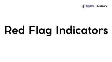 What Is Red Flag Indicators In Anti Money Laundering Aml Network