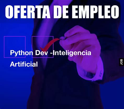 Python Dev Inteligencia Artificial