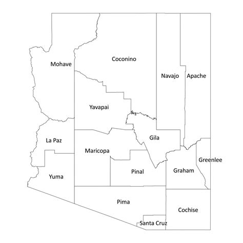 Arizona Map With Cities And Counties 1911 Colored County Map Arizona