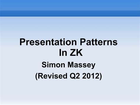 Design Patterns In Zk Java Mvvm As Model View Binder Ppt