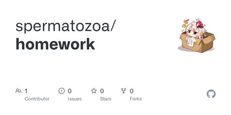 GitHub Spermatozoa Homework