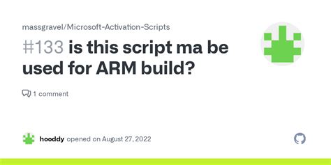 Is This Script Ma Be Used For ARM Build Issue Massgravel Microsoft Activation Scripts
