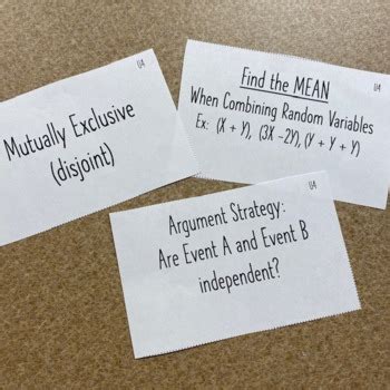 AP Statistics Unit Flashcards Probability READY TO PRINT TPT