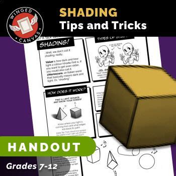 How To SHADE Exploring Value Tone And Types Of Shading Art Handout Handouts Online Art