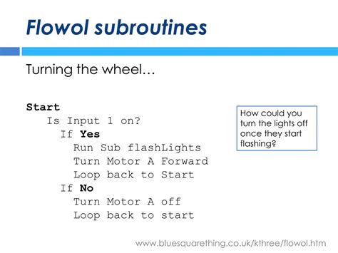 Ppt Flowol Subroutines Powerpoint Presentation Free Download Id