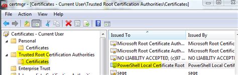 Windows 7 Signing A Powershell Script With A Self Signed Certificate