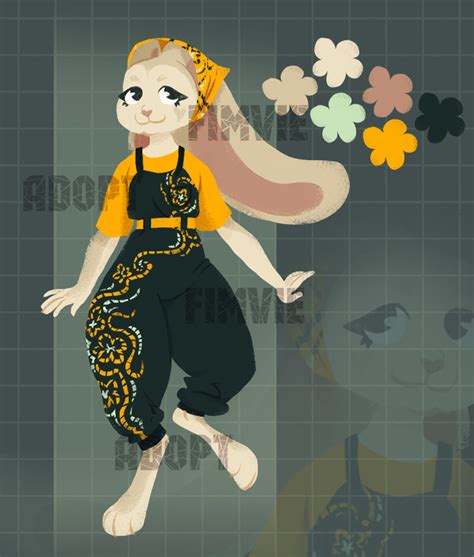 Closed Adoptable Anthro Rabbit By Fimvie On Deviantart