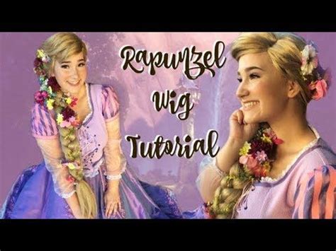 Rapunzel WIG TUTORIAL DIY Flower Clips Rapunzel Wig Wigs Diy Wig