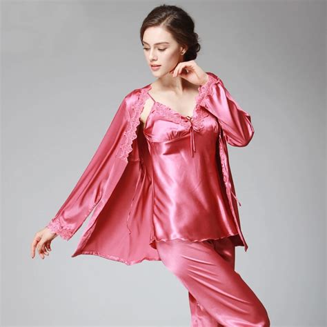 Satin Pajama Robe Sets At Kevin Davidson Blog
