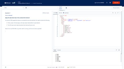 Type Of Questions Supported On Mettl Platform